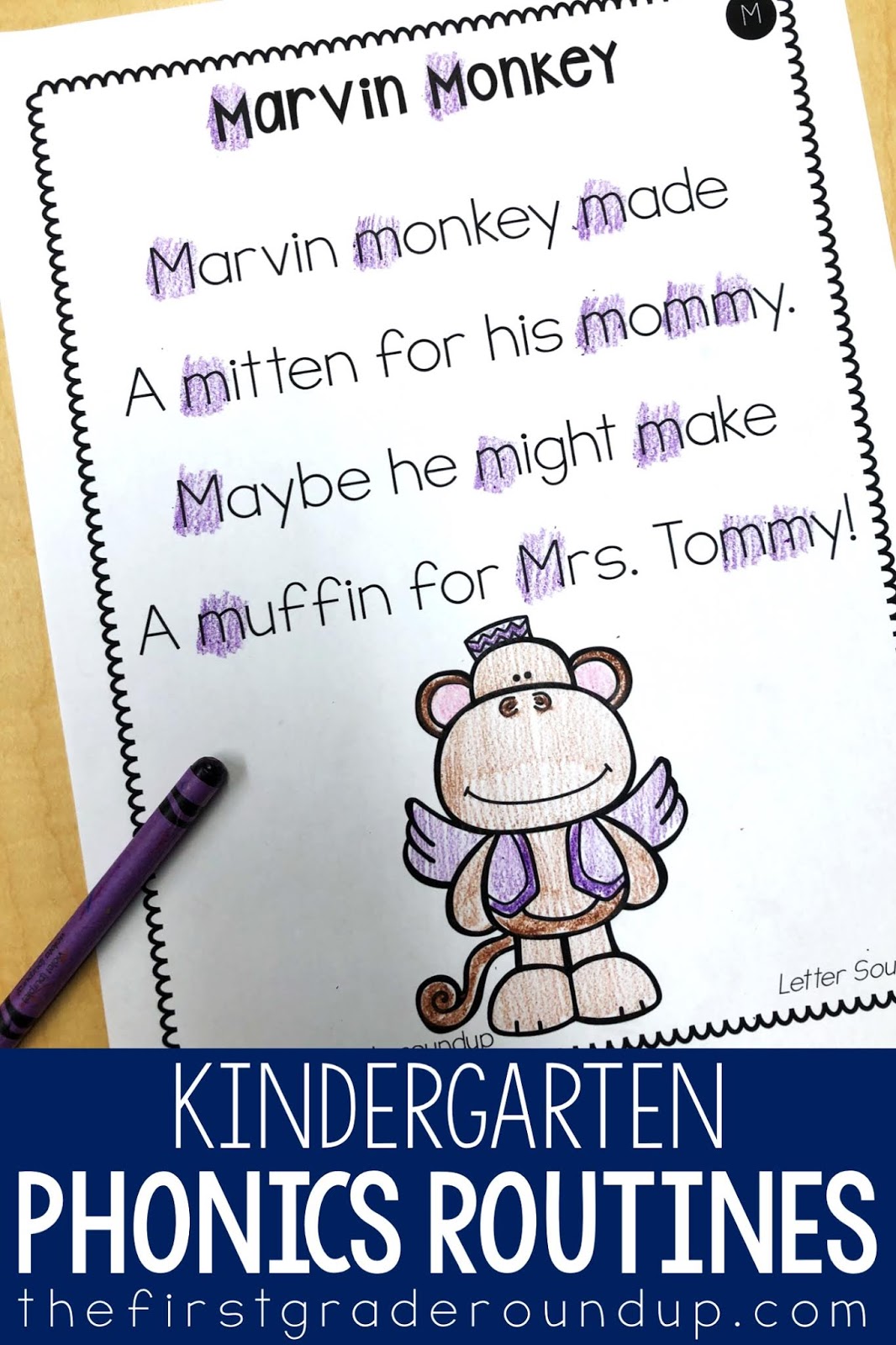 Simple Routines for Your Kindergarten Phonics Lesson Plans - The First ...