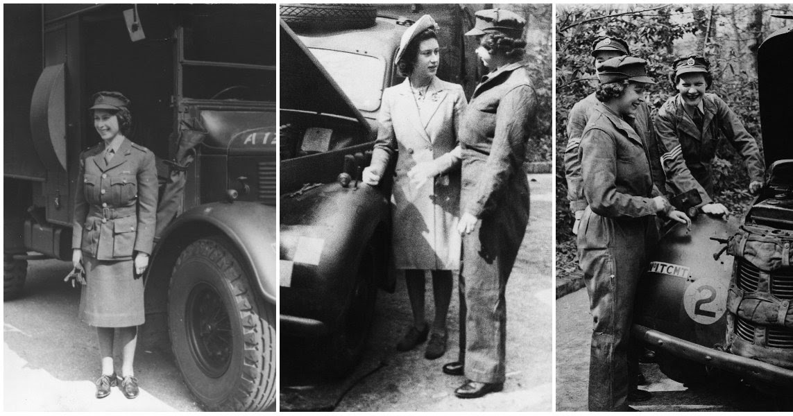 Elizabeth Serving in WWII: Rare Pictures of the Queen as a Driver and ...