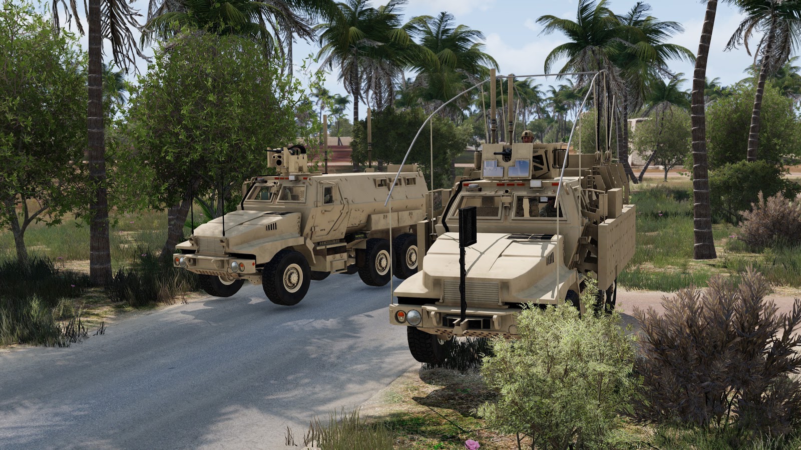 Arma 3 で現代軍を再現の RHS: Escalation MOD による M1230 Caiman MRAP の新画像が | 弱者の日記 ...
