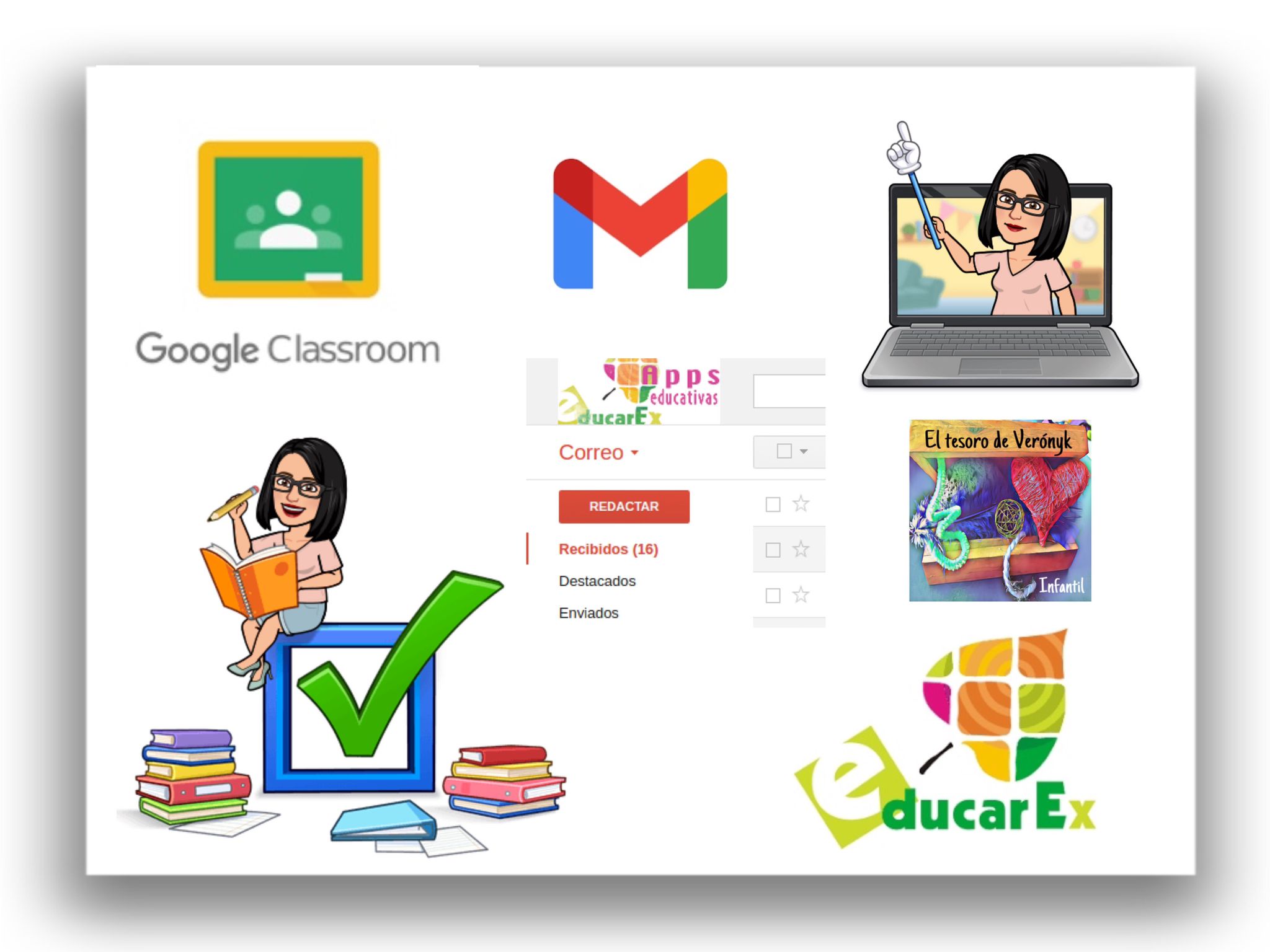 Acceso a cuentas educarex y Classroom.