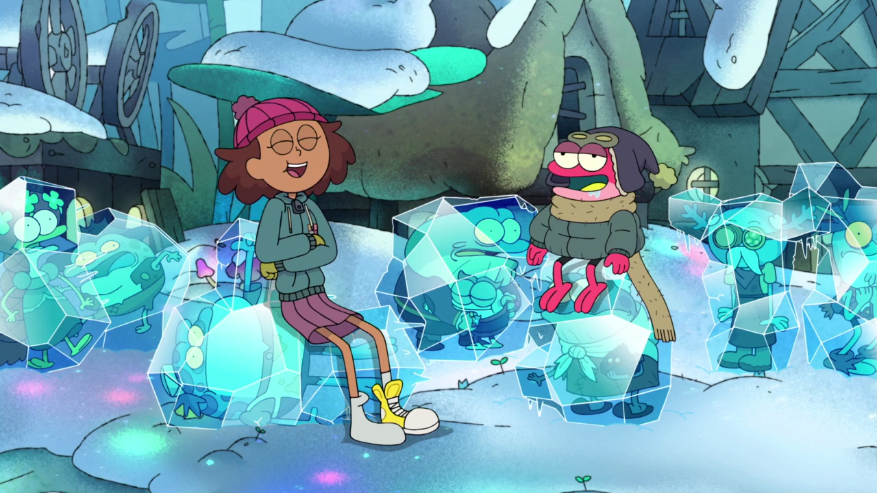 [AMPHIBIA] Snow Day | Cracking Mrs. Croaker (P01E14) - Luxia Subs