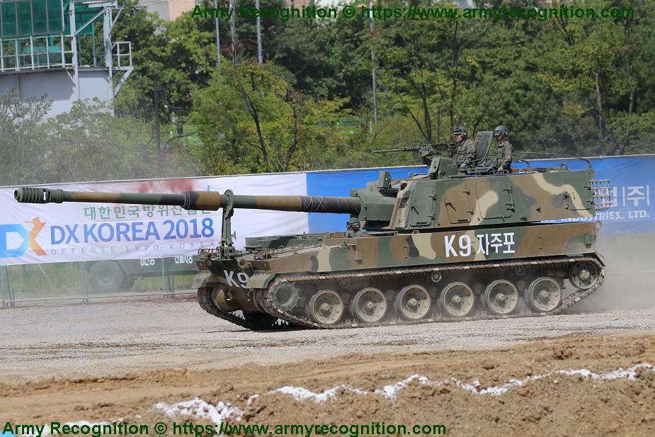 South Korea wants to boost the notoriety of its K9 155mm self-propelled howitzer - World Truth