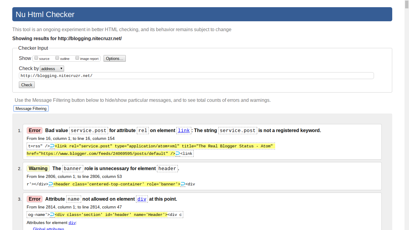 Does Your Blog Need HTML Validation?