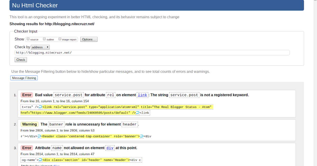 Does Your Blog Need HTML Validation?