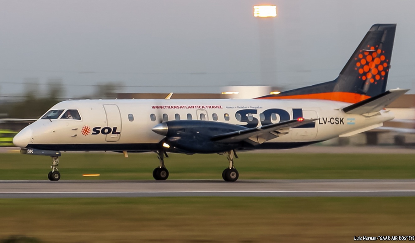 Rosario Spotters "SAAR AIR ROS": Spotting Sol Lineas Aereas LV-CSK