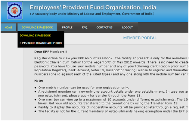 Singh Vikash blog: How to download your EPF e-Passbook?