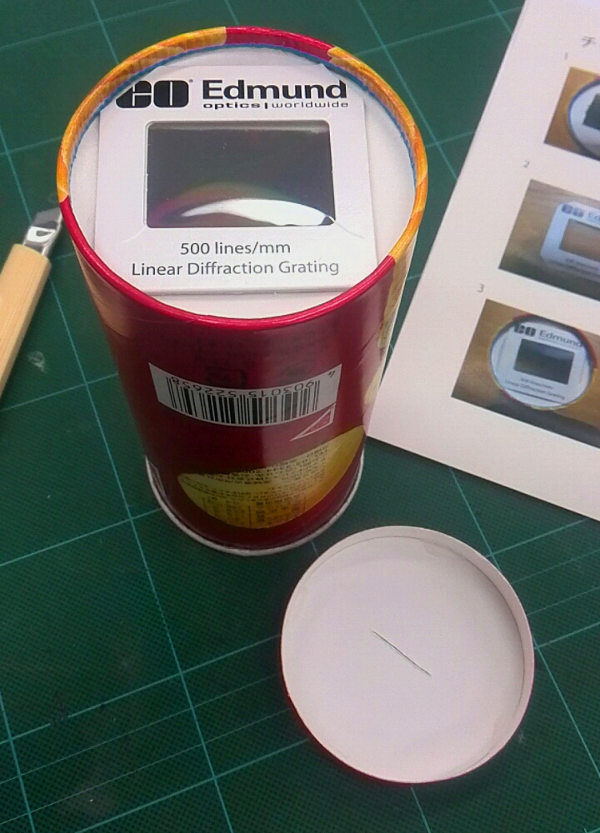 Sangorrin: Periscope-type DVD Spectroscope (DIY spectrometer)