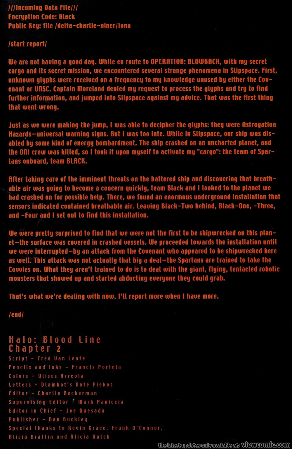 Halo Blood Line 002 | Read Halo Blood Line 002 comic online in high ...