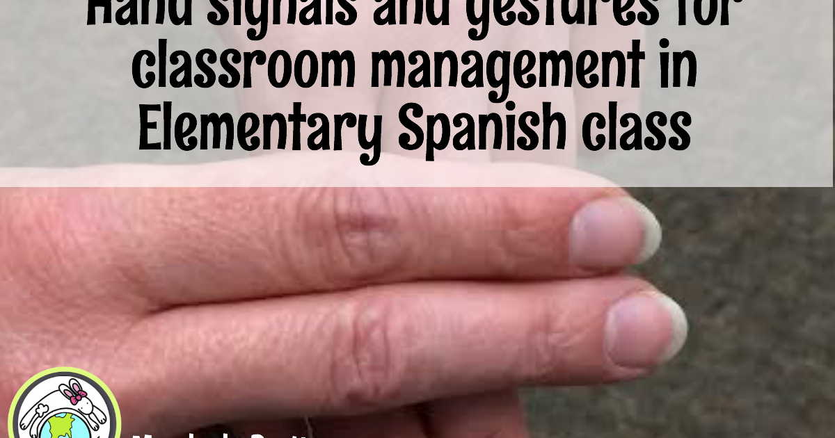 Hand signals & gestures for behavior management-stay in the target ...