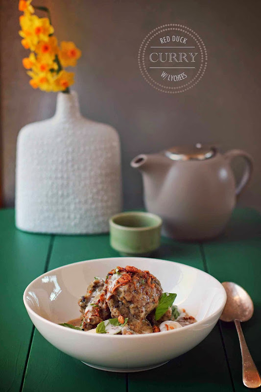 Milk and Honey: Red Duck Curry with Lychees