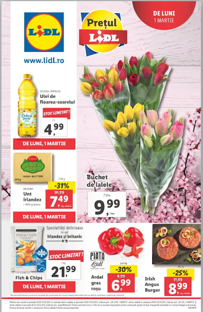 LIDL Catalog - Brosura 01-07.03 2021→ Aktiveaza Cupoanele | GRADINATA