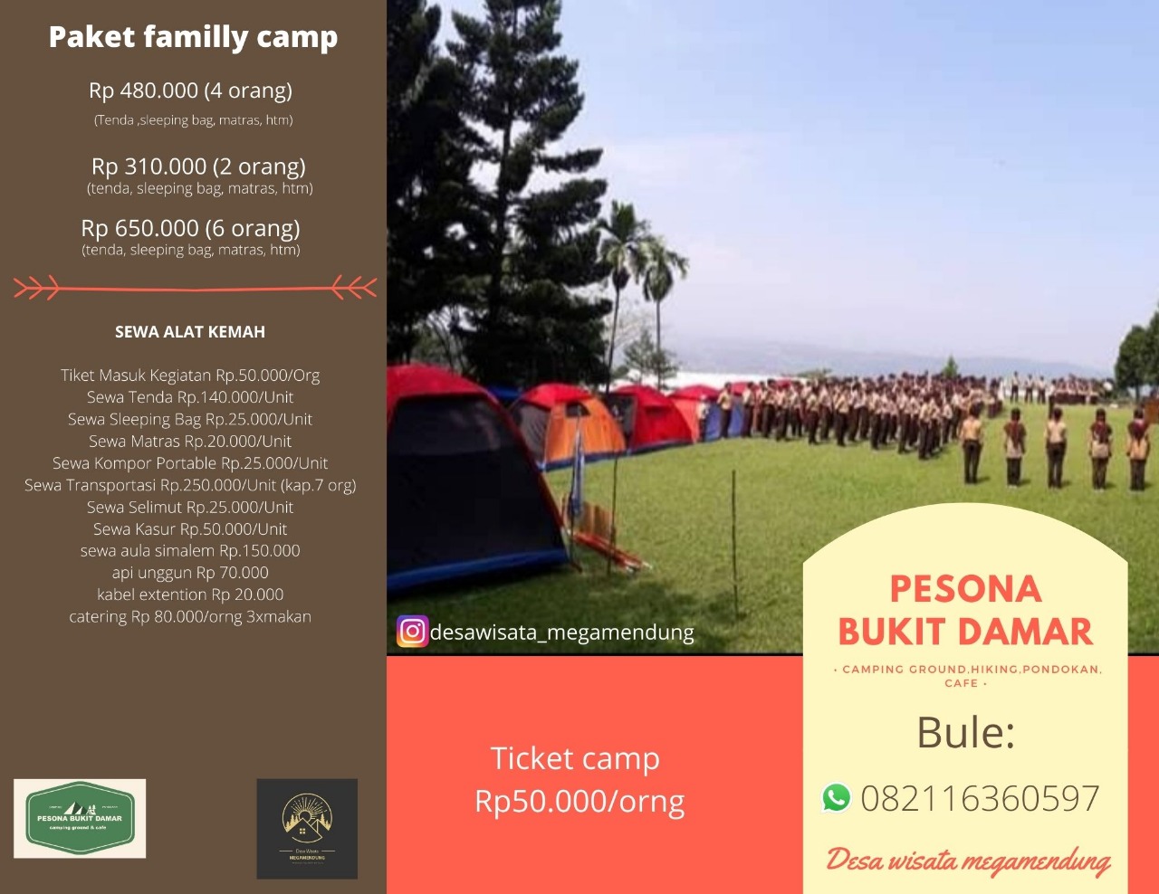 Pesona Bukit Damar | Camping Ground - Paket Camping | Puncak Bogor
