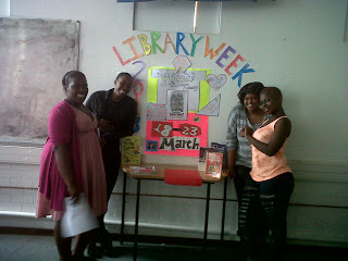 Library Promotion: Library Week display