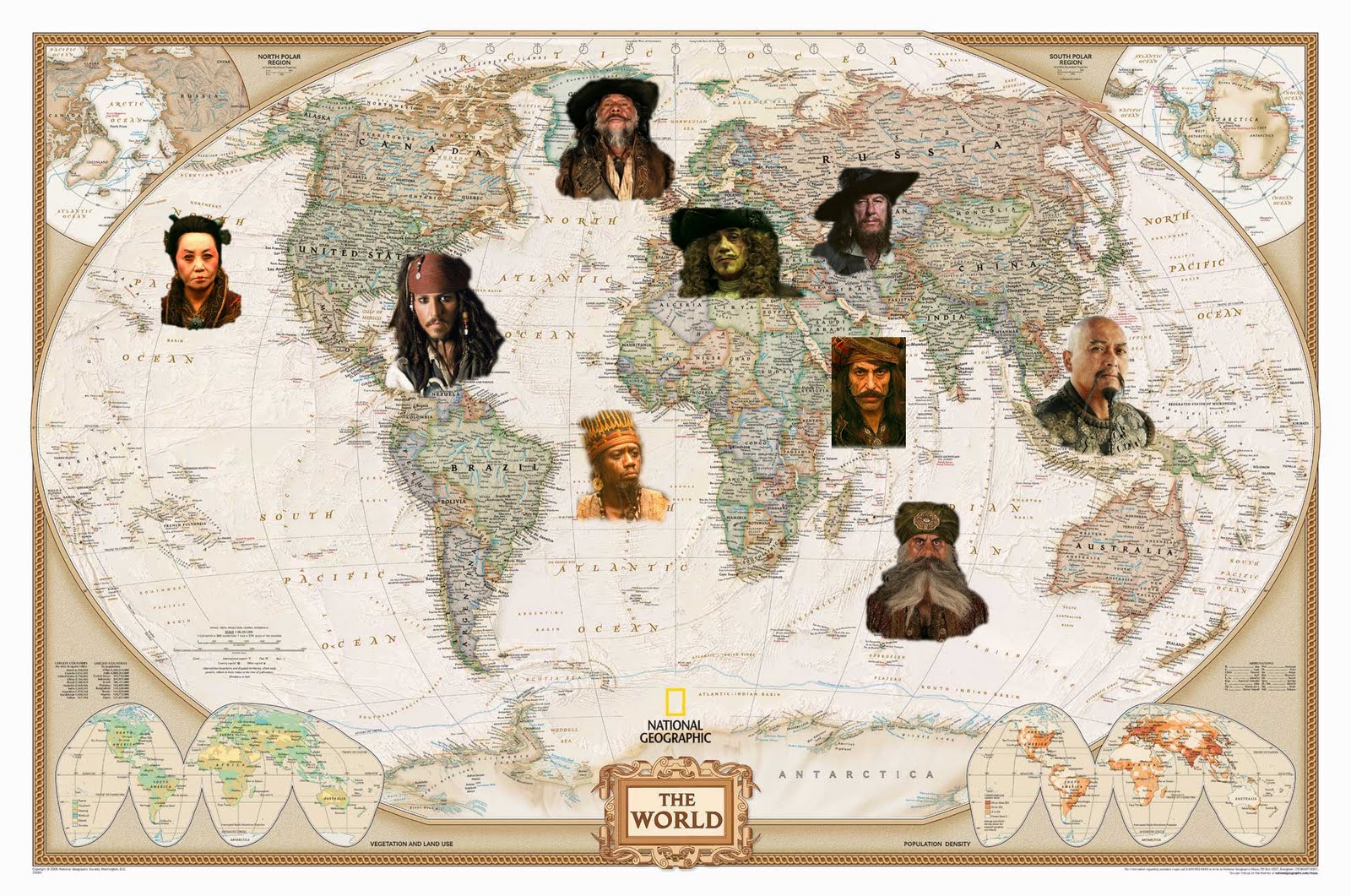 Piratas del Caribe: Los 9 Señores de la Pirateria.