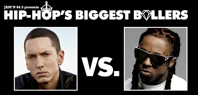 Hip-Hop's Biggest Ballers: Eminem Vs. Lil Wayne. Vote! | The Eminem ...