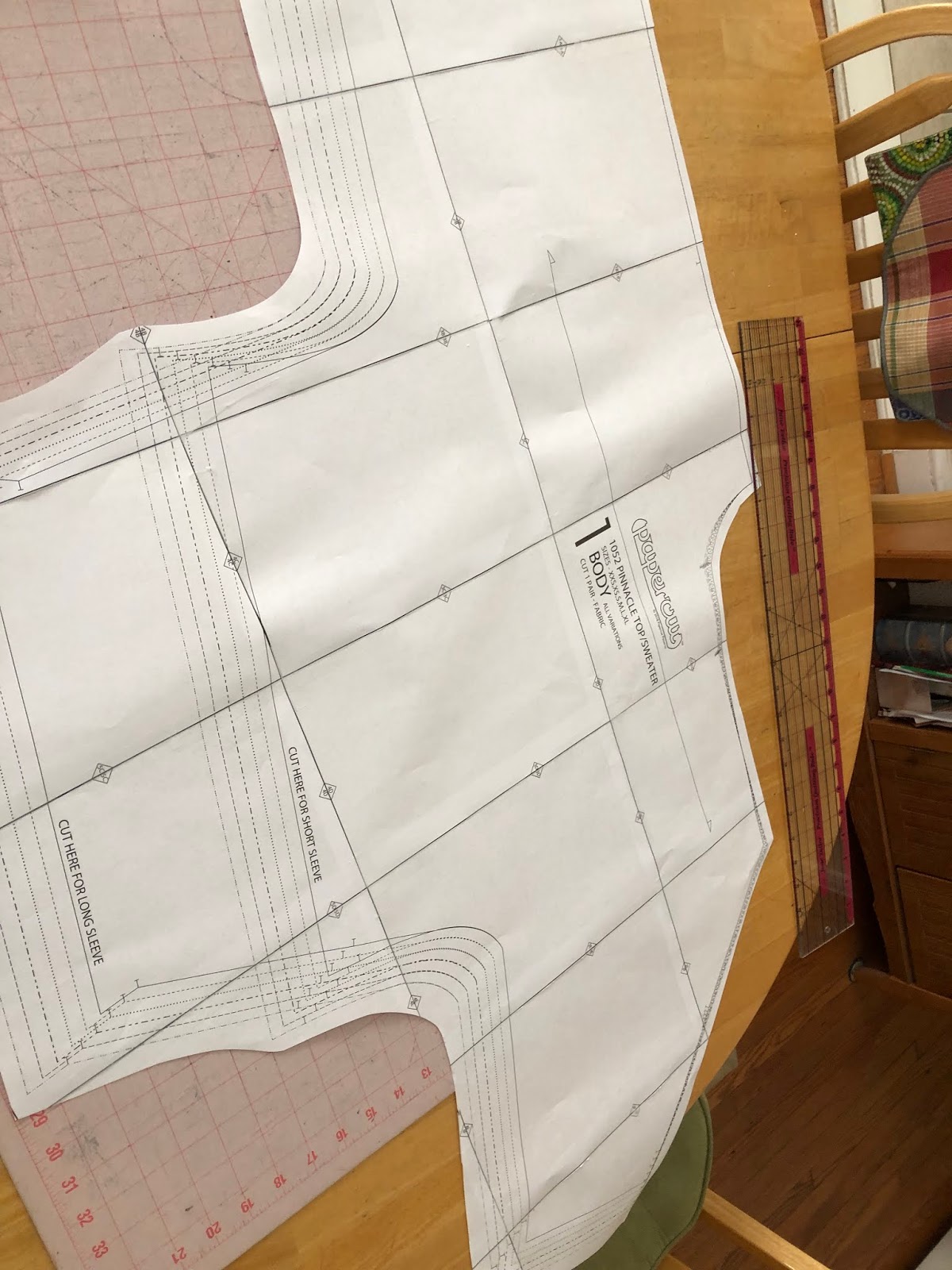 Finished Seams: Papercut Pinnacle Top