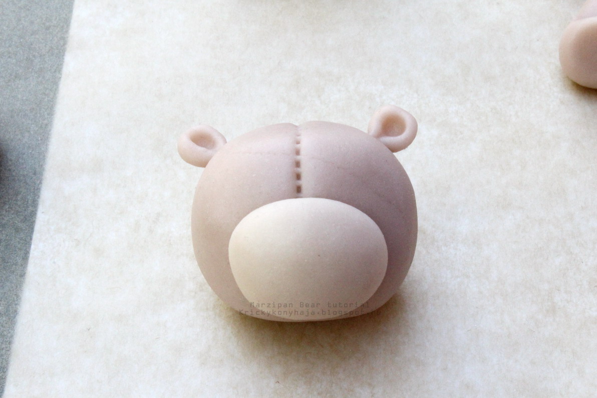 Kricky konyhája: Marzipan / fondant Bear Tutorial