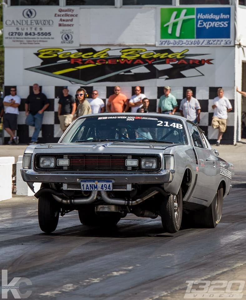 Tuff Cars Down Under: Aussie Valiant Charger At Drag Week 2013