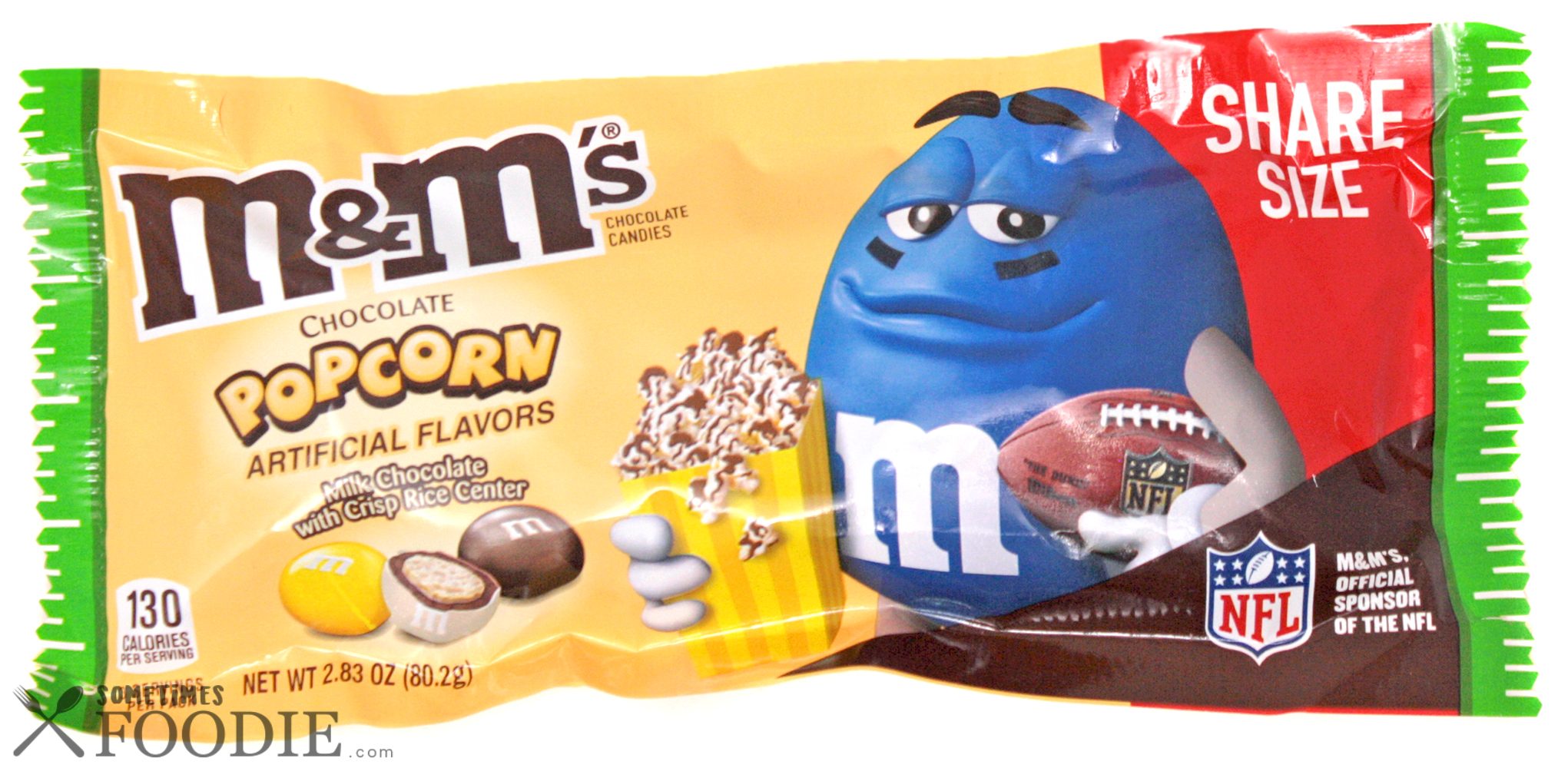 Sometimes Foodie: Chocolate Popcorn m&m's...football themed?