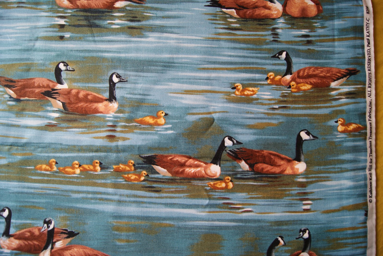 nest full of eggs: Canada Geese Fabric Giveaway
