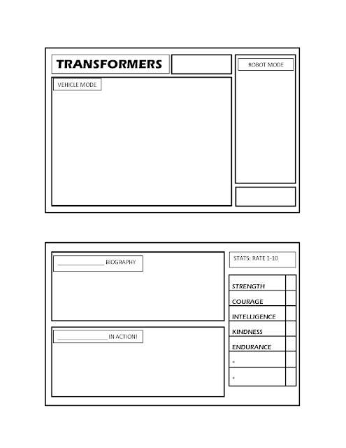 Quinn Rollins: Play Like a Pirate: Transformers Templates