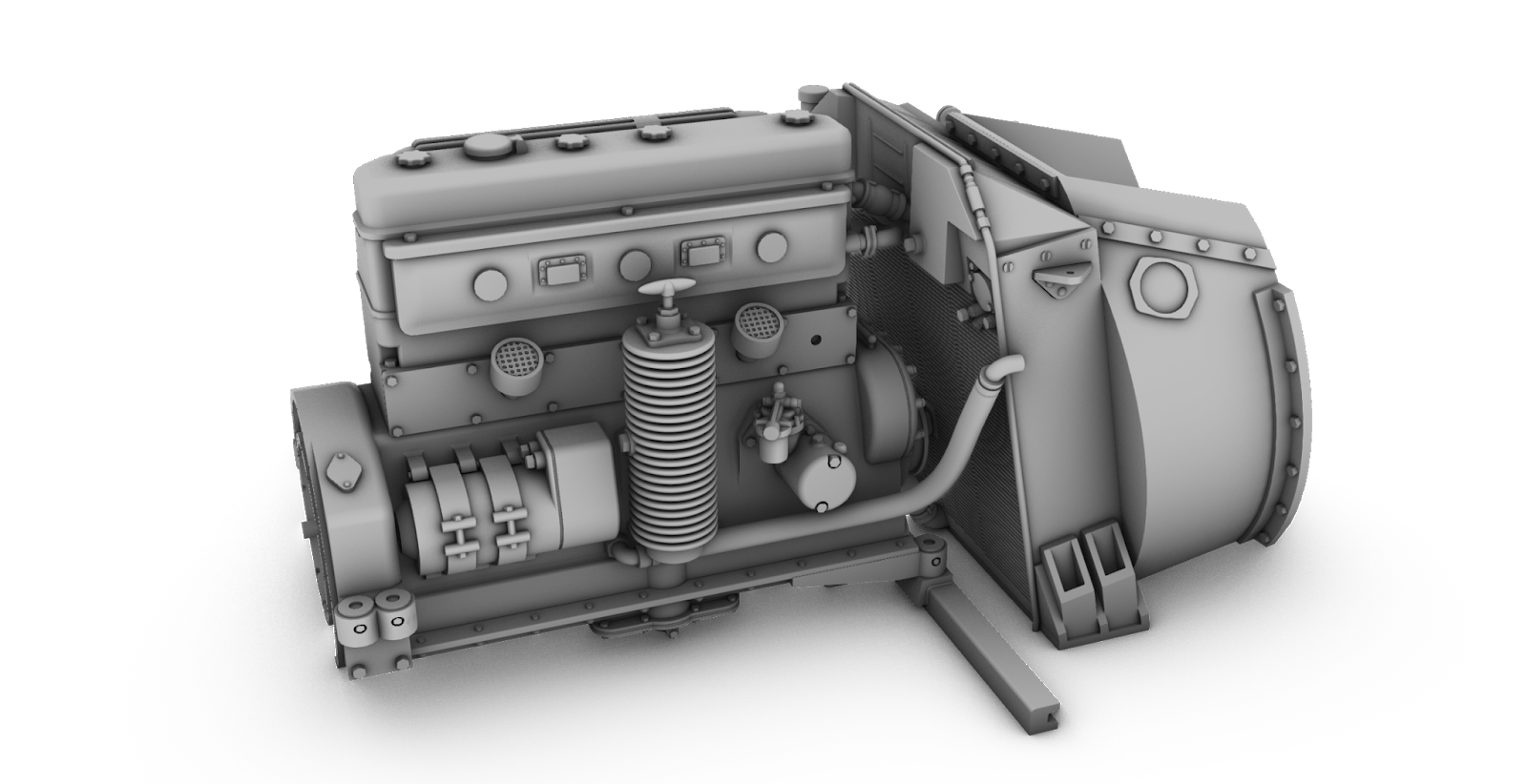 1/35 3142 Engine Pz.38(t)E/F