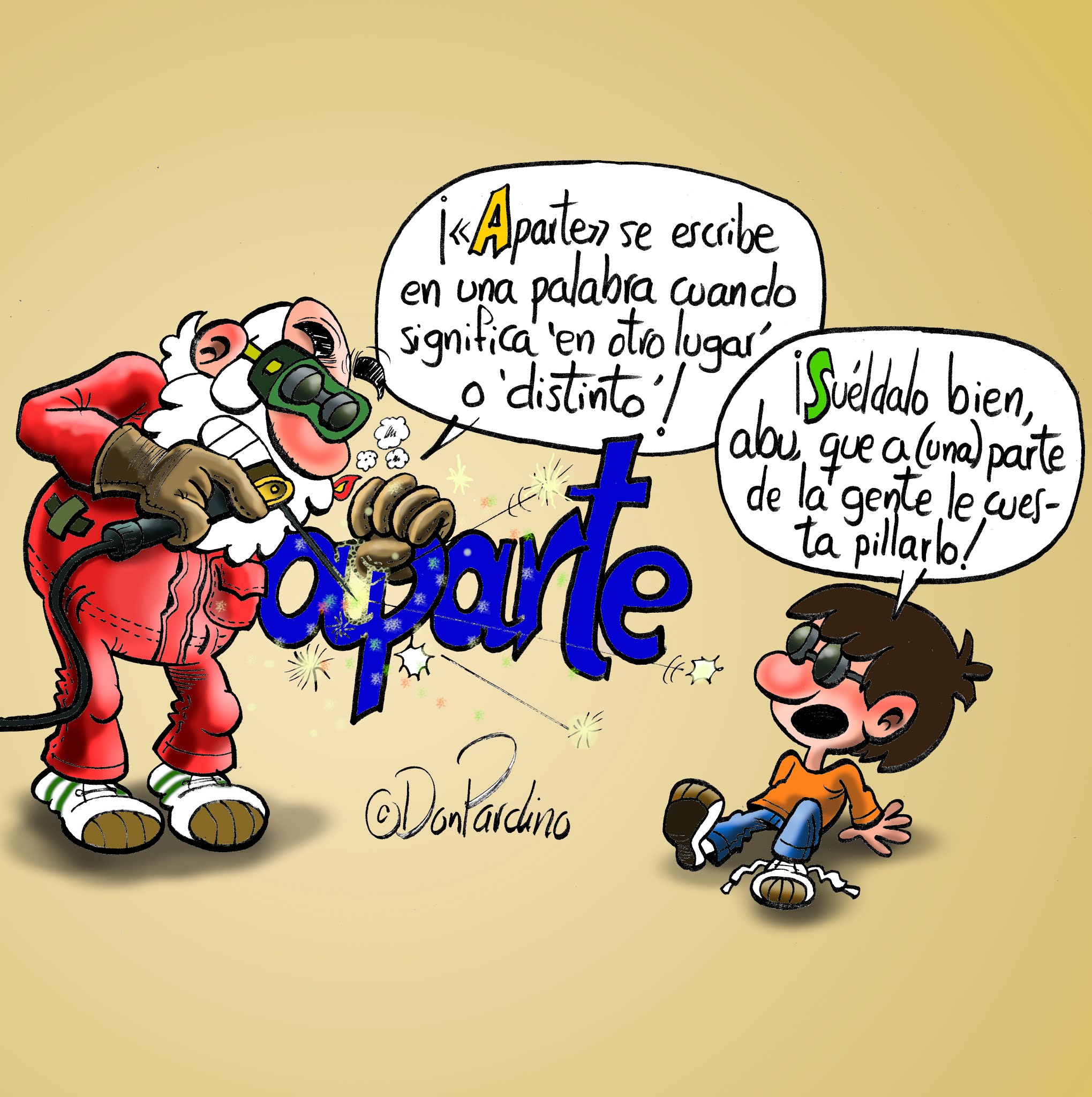 «Aparte» y «a parte»