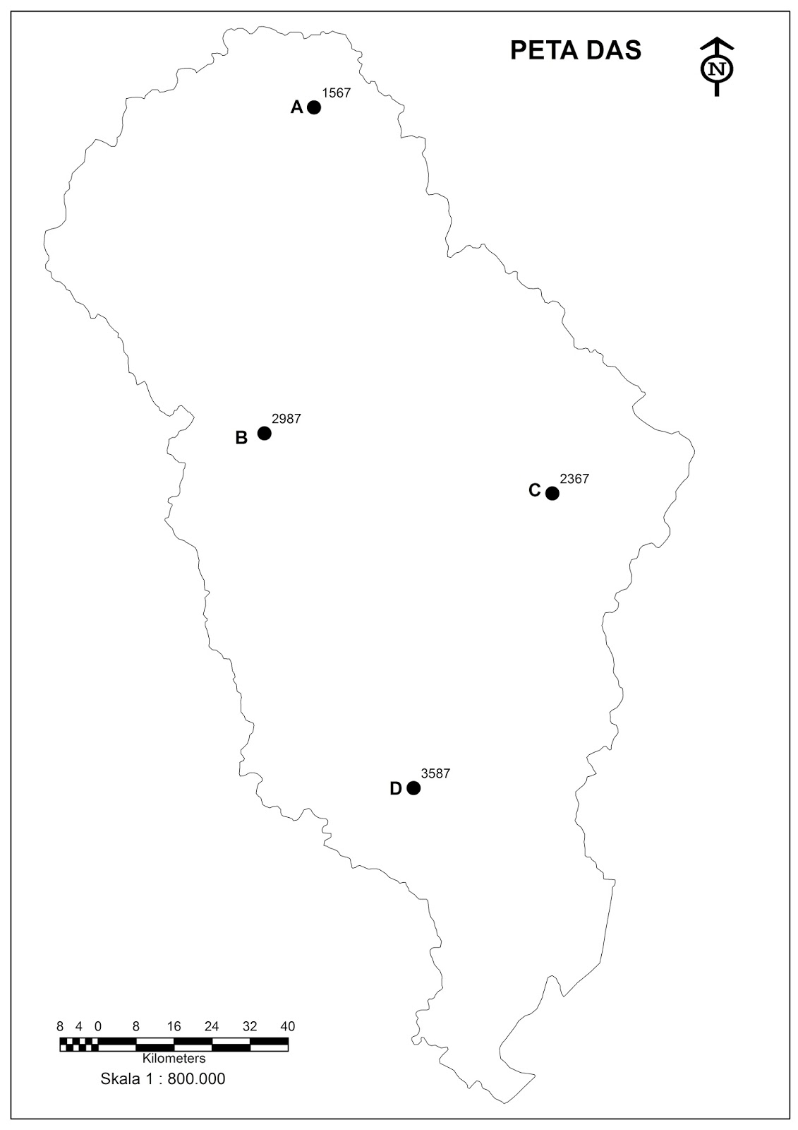 MEMBUAT PETA ISOHIET SECARA MANUAL