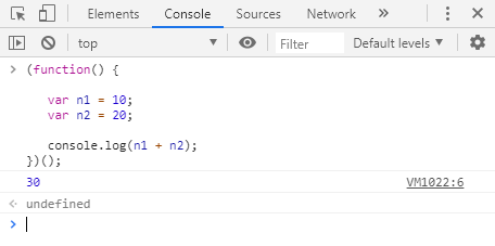 JS - IIFE - immediatley-invoked function expression
