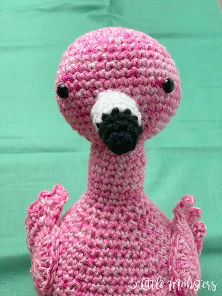 5 Little Monsters: Crocheted Flamingo Amigurumi