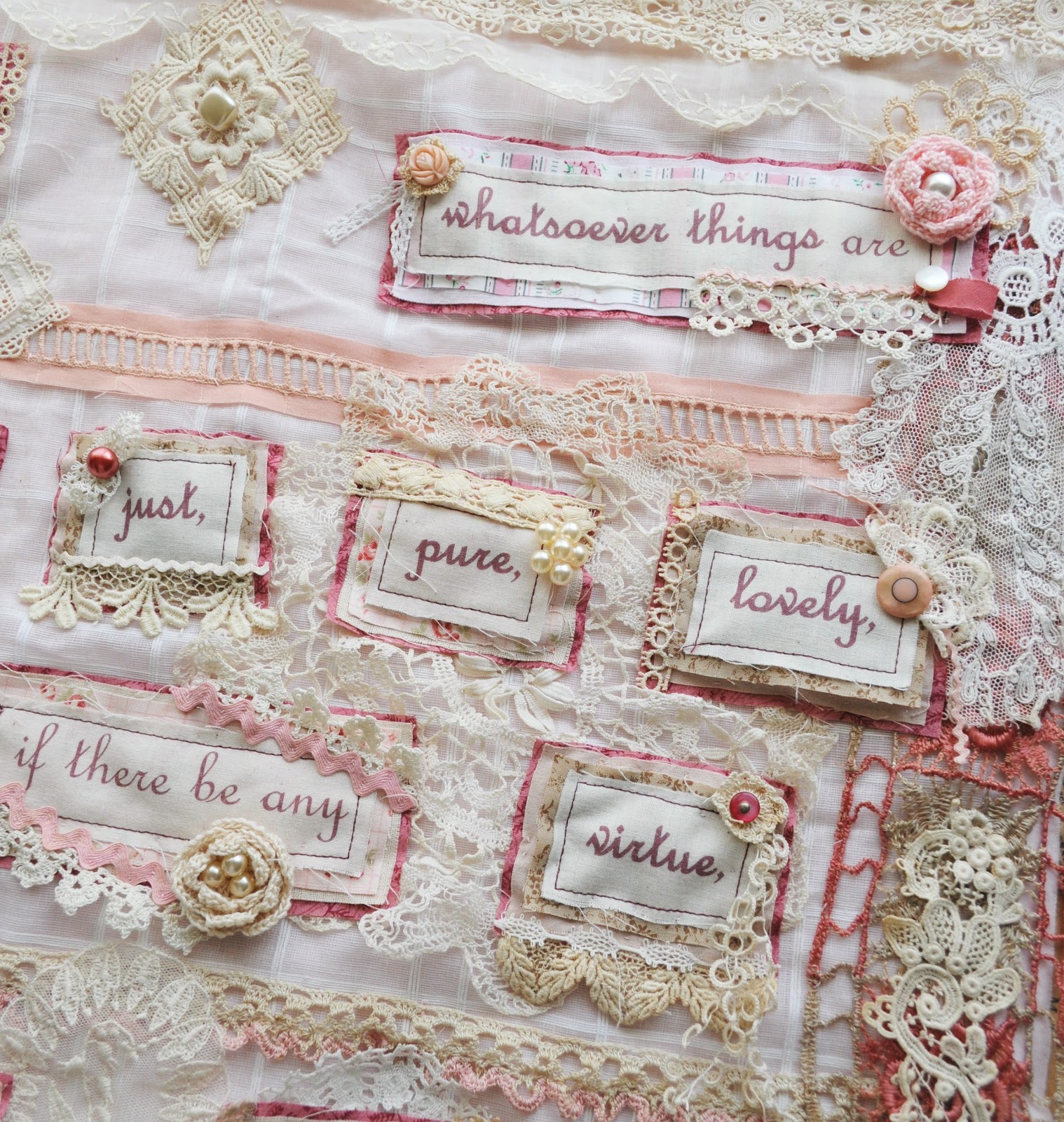 Faith, Grace, and Crafts: Pearls and Lace Thursday #128 Finished, Think ...