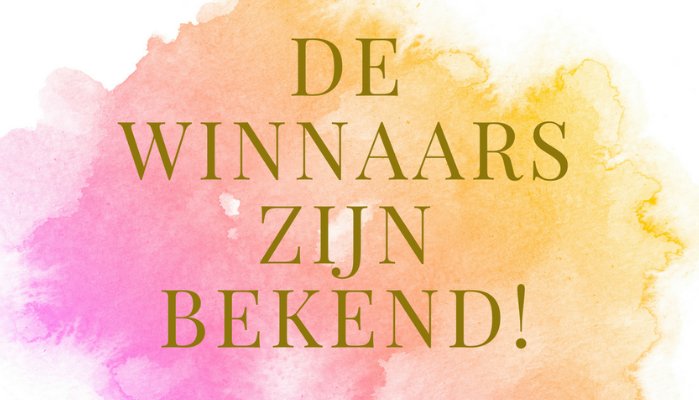 'Graag Gelezen', mijn boekenblog: *** DE WINNAARS ZIJN BEKEND!