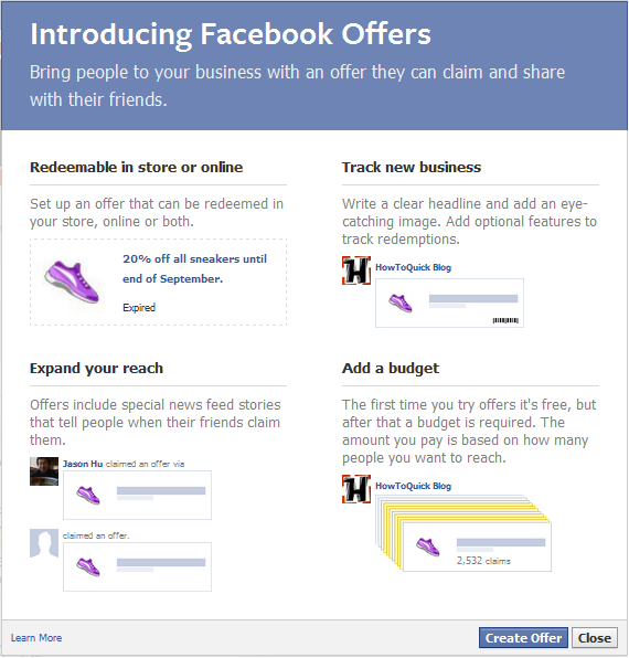 Introducing Facebook Offers Promote Your Product on Facebook