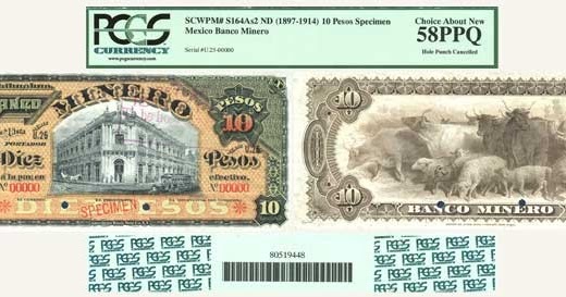 TreasuredStocks.com: What are "Specimen" notes?