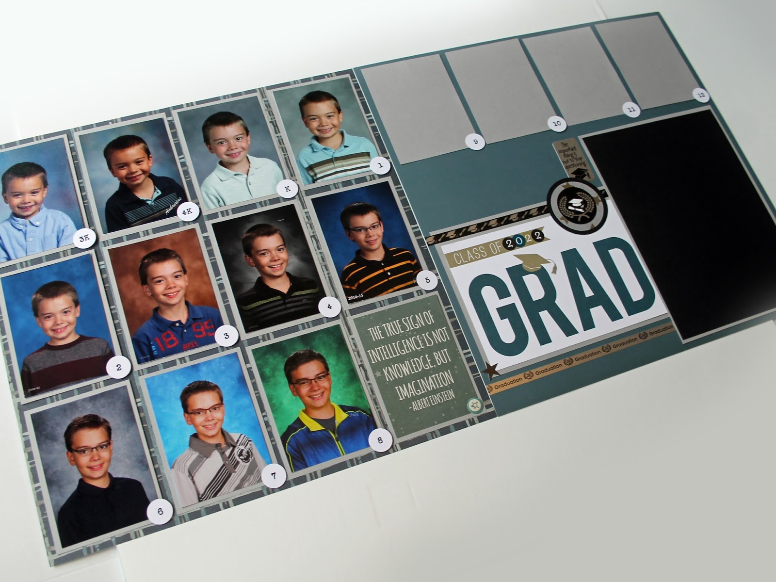 Adventure Scrapbooks: School Photos Collage - Through the Years ...