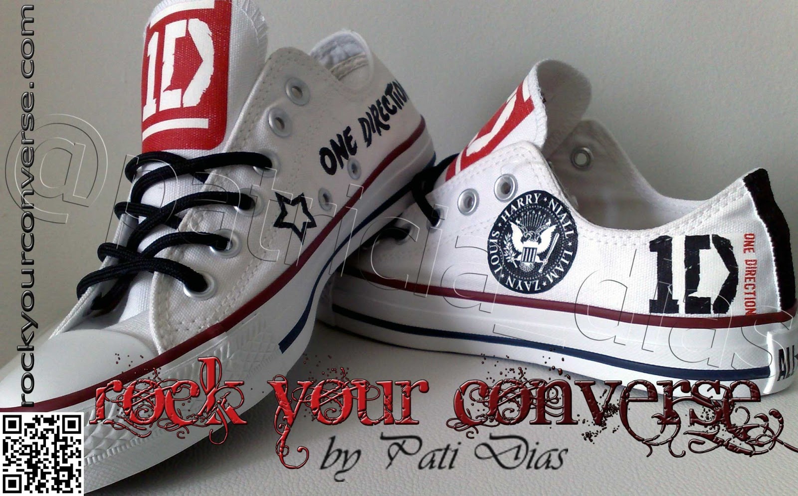 Converse All Star Customizado - Rock Your Converse!: One Direction - 1D
