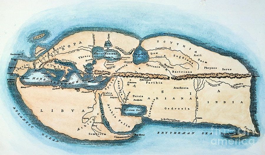 Prof. Raphael: Mapa-Múndi segundo Estrabão