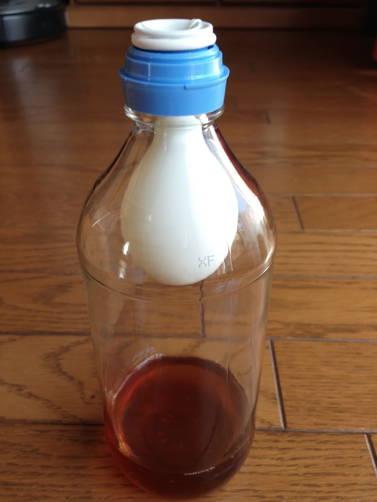 We love science for kids! : Inflate a balloon in a bottle!