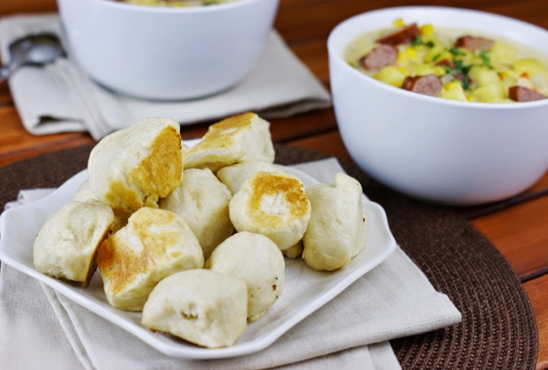 Oma's Strudla {German Steamed Dumplings or "Biscuits"} | The Kitchen is ...