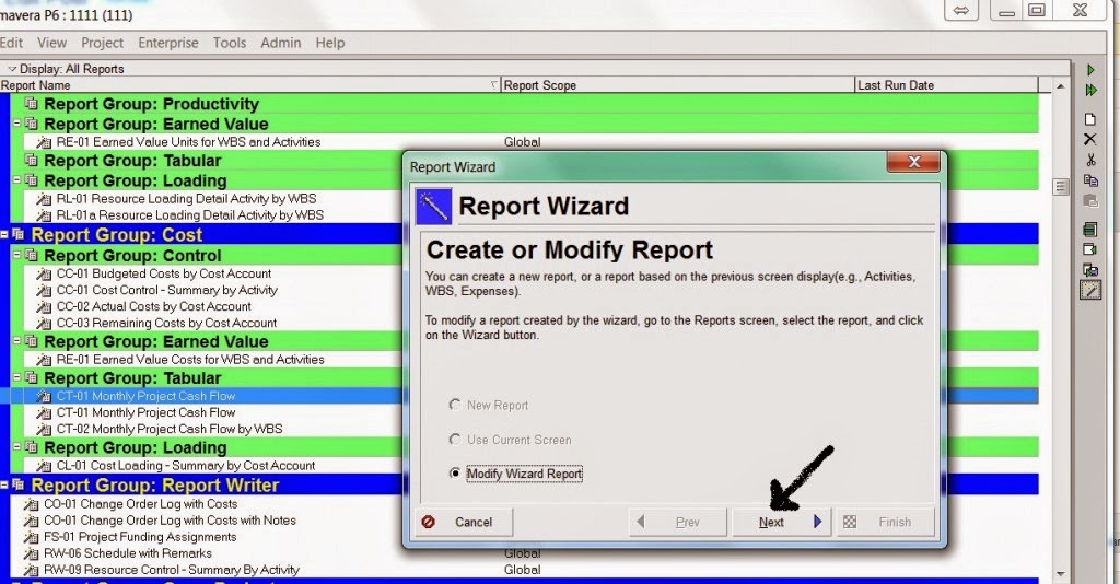 PROJECT MANAGEMENT: How to create cash flow from primavera to excel
