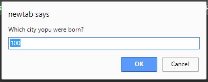 Java Hit: Alert Prompt and Confirm dialog boxes
