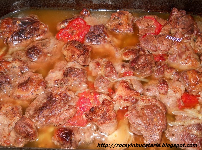 Rocsy in bucatarie: Friptura de porc la tava
