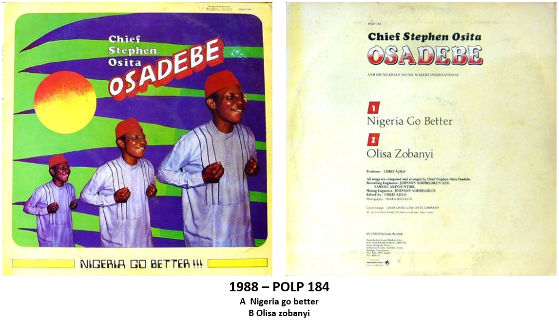 AfricOriginal: Chief Stephen Osita Osadebe: 1936 - 2007
