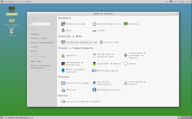 Ambiente gráfico Linux Mate Desktop 1.26