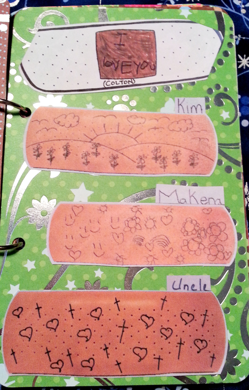 tanglebucket • • • •: Get-well wishes for Mimi (the band-aid project)