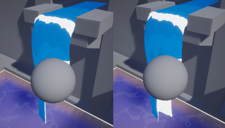 Jay's Tech Art Blog: Stylized Waterfall FX with flow interruption