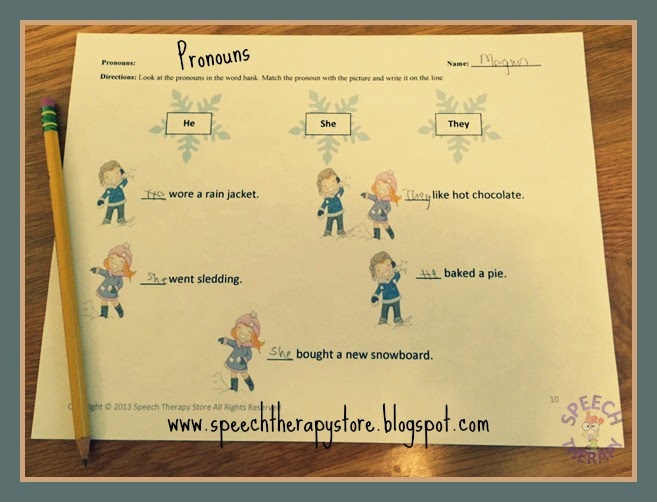 Speech Therapy: Brrrr! Winter is Here :)