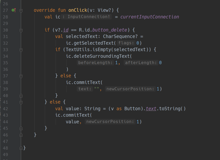 Android Custom IME(Input method editor) 만들기:산을 붉게 물들이는 꽃