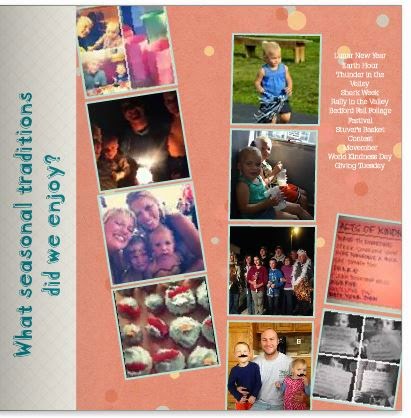 Team Studer: Family Yearbook: Category Layout Design