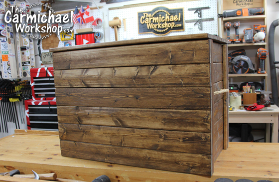 The Carmichael Workshop: How to Make a Rustic Toy Box